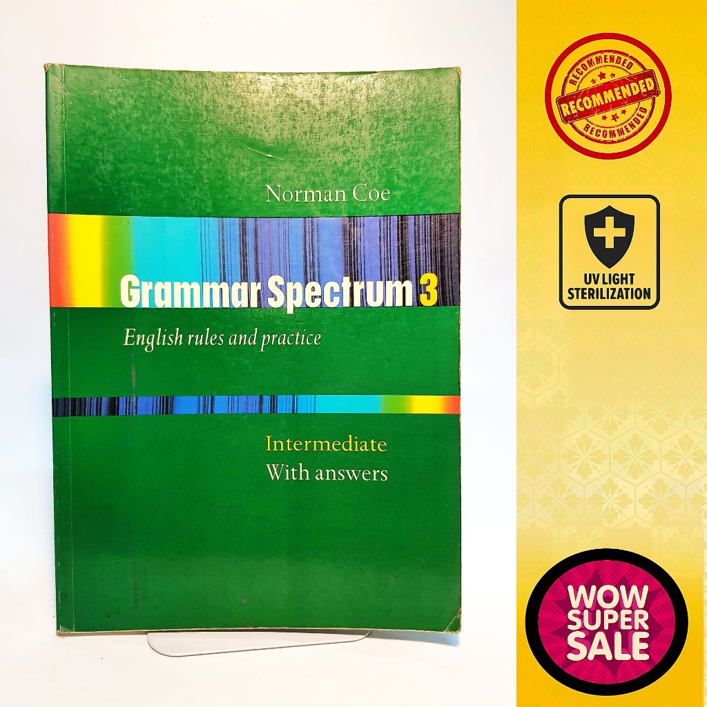 หนังสือแบบฝึกหัดแกรมม่าภาษาอังกฤษ Grammar Spectrum 3 แกรมม่าสเปคตรัม ...