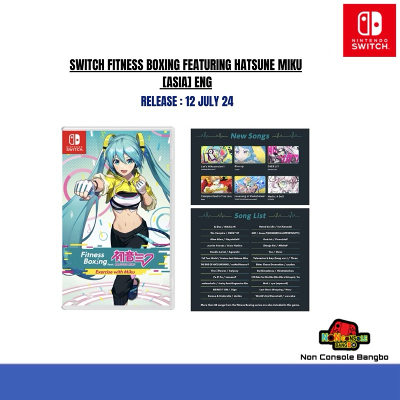 [มือ1] Fitness Boxing feat. Hatsune Miku: Isshoni Exercise (NSW) JP ...