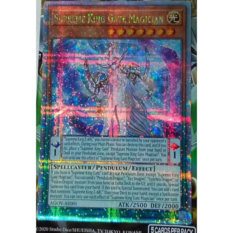Yu Gi Oh [Asia-Eng] Supreme King Gate Magician [AGOV-AE001][Quarter ...