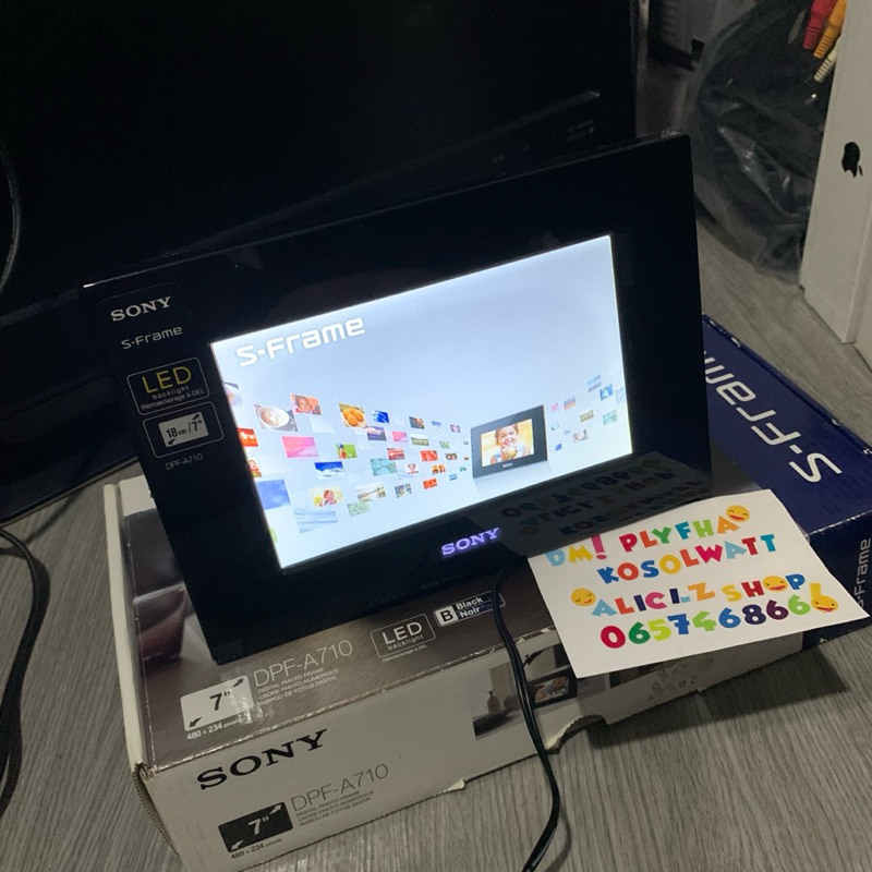 SONY S-Frame LED backlight DPF-A710 Digital Photo Frame กรอบรูปดิจิตอล ...