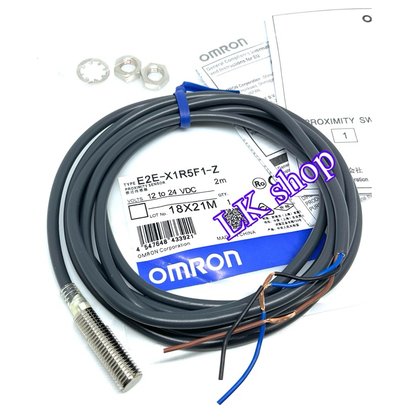 E2E-X1R5F1-Z sensor PNP-NO เซ็นเซอร์ จับโลหะ ชนิด Size 8มิล ไฟเลี้ยง12 ...