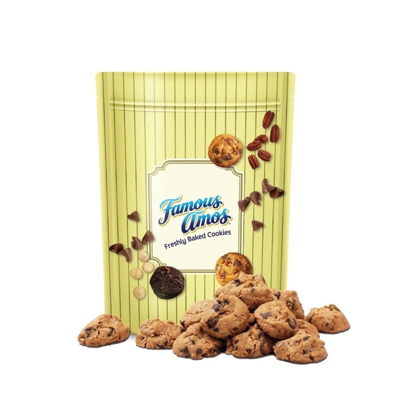 Famous Amos Cookie chocolate chip ขนาด 200 g. / 300 g. มี 5 รส | Shopee ...