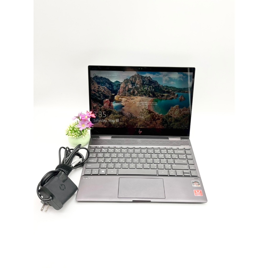 โน๊ตบุ๊ค HP ENVY CPU AMD Ryzen 5 2500U รุ่น x360 13-ag0000AU | Shopee ...