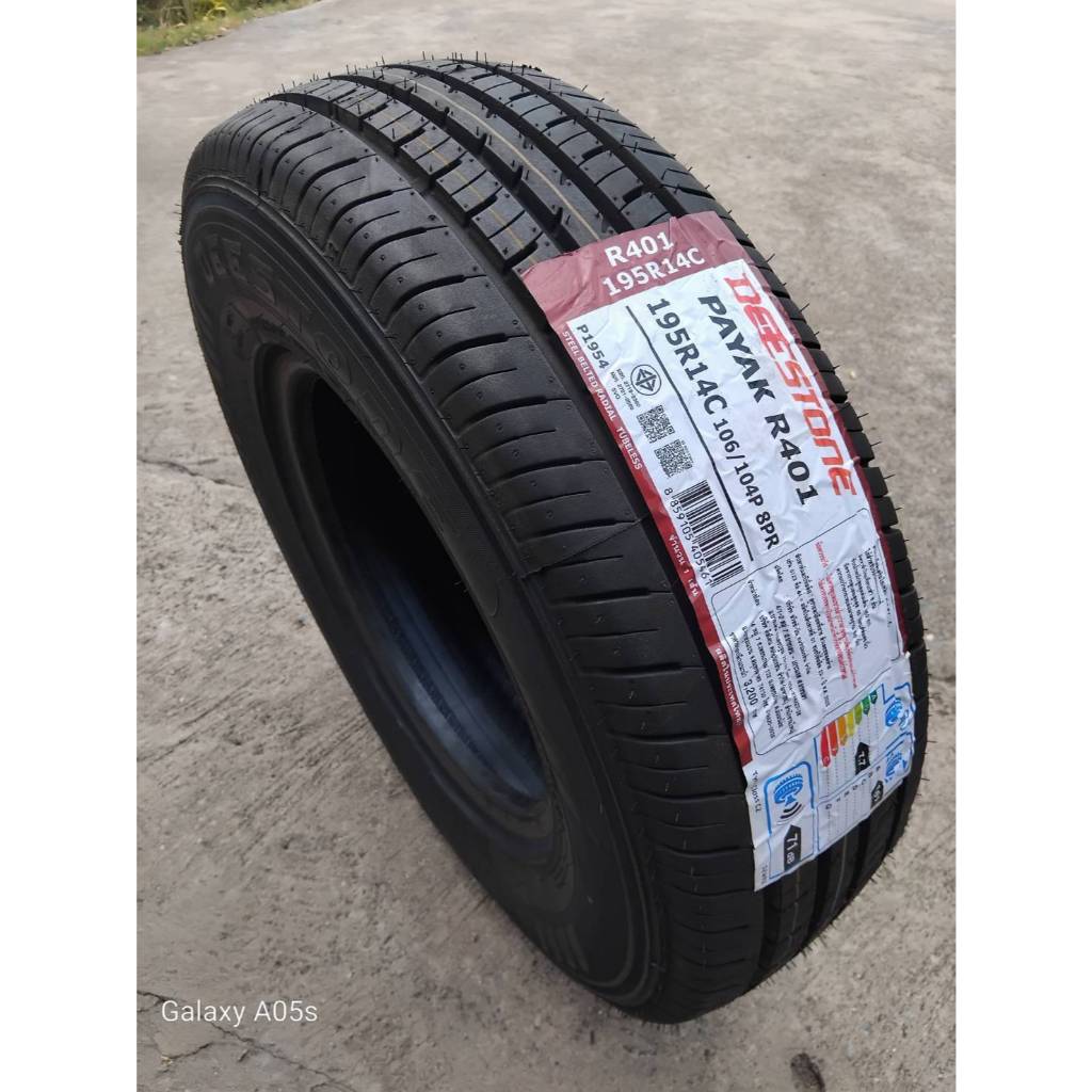 DEESTONE 195R14C ยางรถปิคอัพรถกระบะบรรทุก ดอกยางR401 ขอบ15 ( 2 เส้น ) ยางใหม่ปี24 | Shopee Thailand