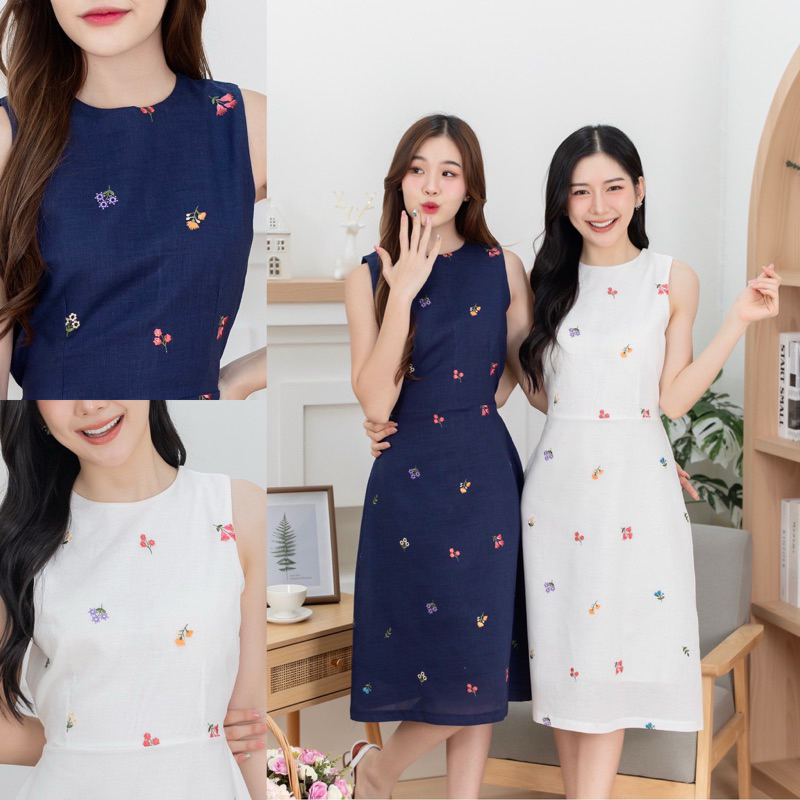 Mika Dress Mina Closet Shopee Thailand