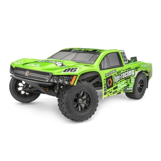HPI RACING JUMPSHOT SC V2 GREEN 1/10 2WD MONSTER TRUCK EP W/ 2.4GHZ ...