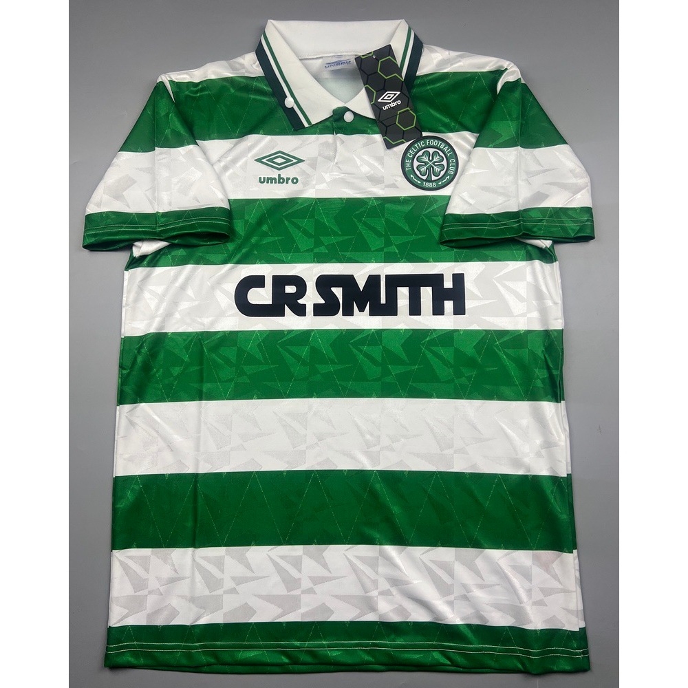 เสื้อบอล ย้อนยุค เซลติค 1989 เหย้า Retro Celtic Home CR SMITH เรโทร ...