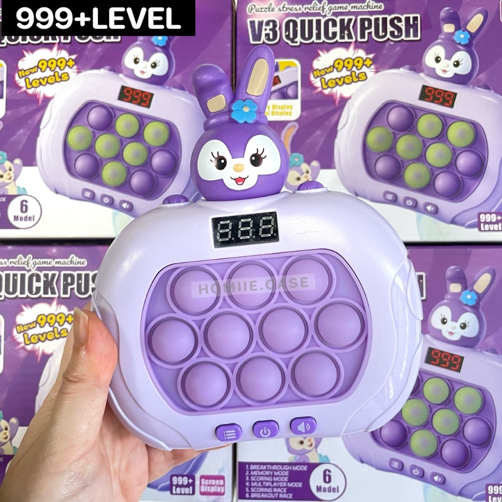 (พร้อมส่ง) แถมถ่าน V6 มาใหม่ 999 เลเวล POP IT ไฟฟ้า ป็อปอิท V3 V5 Quick ...