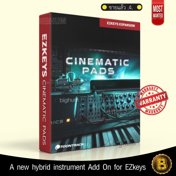 Cinematic Pads for EZkeys | Vst software windows / mac | Shopee Thailand