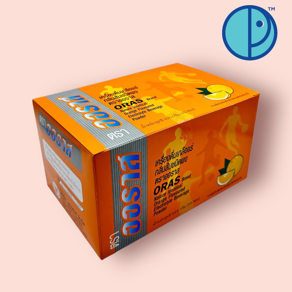 ออราส เครื่องดื่มเกลือแร่กลิ่นส้มชนิดผง ORAS Electrolyte Beverage ...