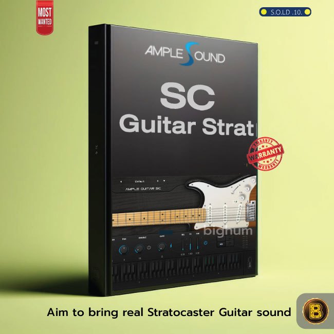 Ample Sound Guitar SC 2024 | Vst software windows / mac | Full Lifetime ...