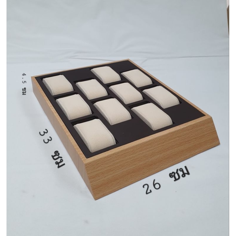 ถาดนาฬิกา 10 ช่อง / watch display tray | Shopee Thailand