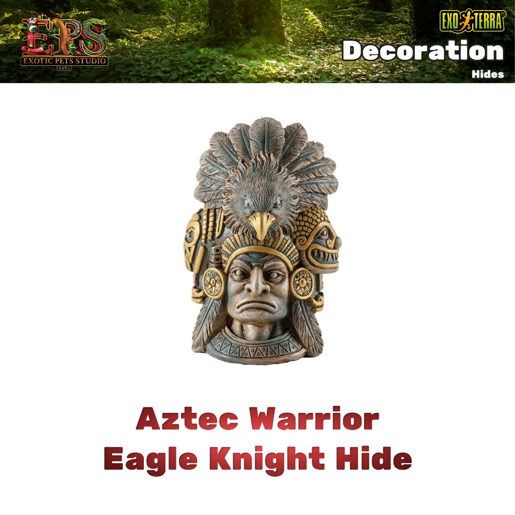 Exo Terra Aztec Warrior Eagle Knight Hide ที่ซ่อนตัวรูปแบบอัศวินนก ...