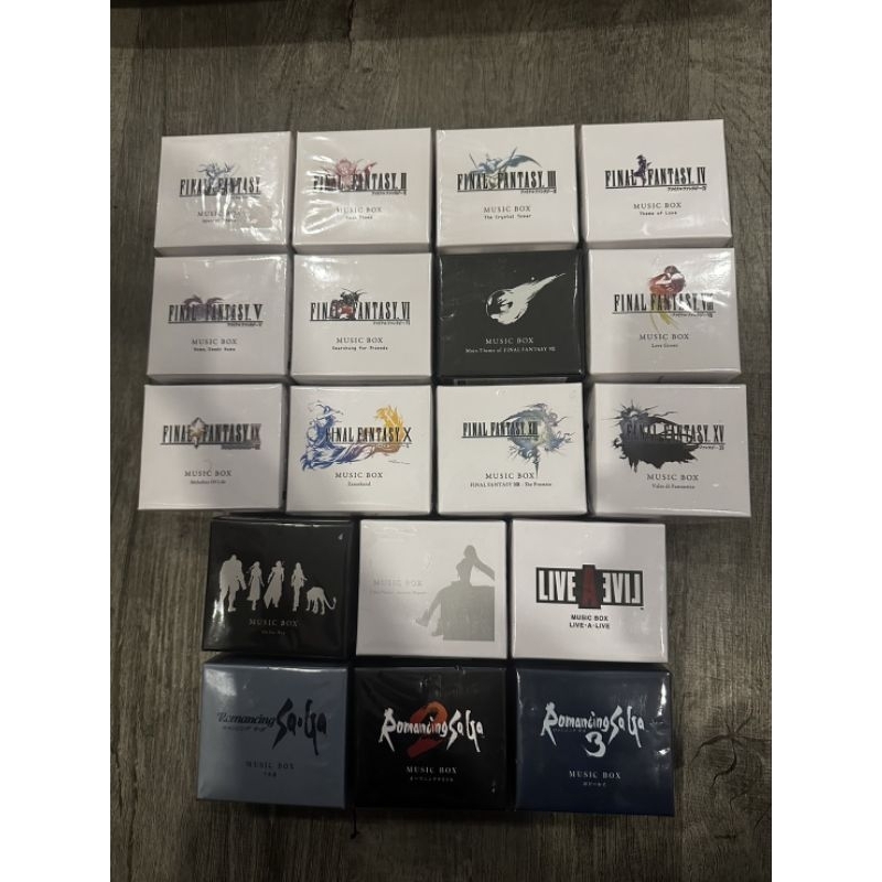 FINAL FANTASY MUSIC BOX (กล่องดนตรี final fantasy) Square Enix | Shopee ...