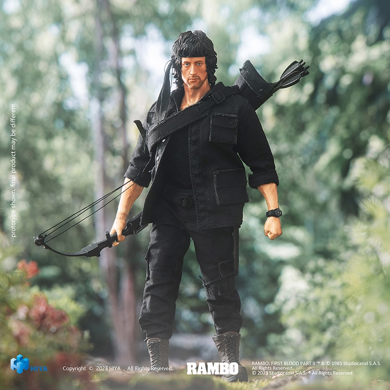 HIYA Toys EXQUISITE SUPER Series 1/12 : Rambo First Blood2 ESR0099 ...