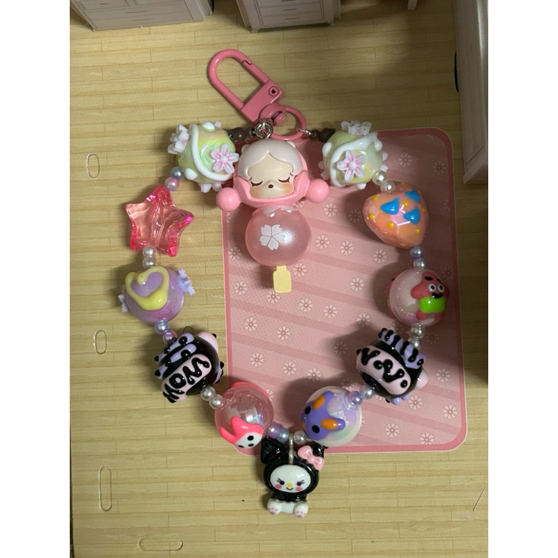 (พร้อมส่งของเติมใหม่!) พวงกุญแจ arttoy popmart / popbean / crybaby ...