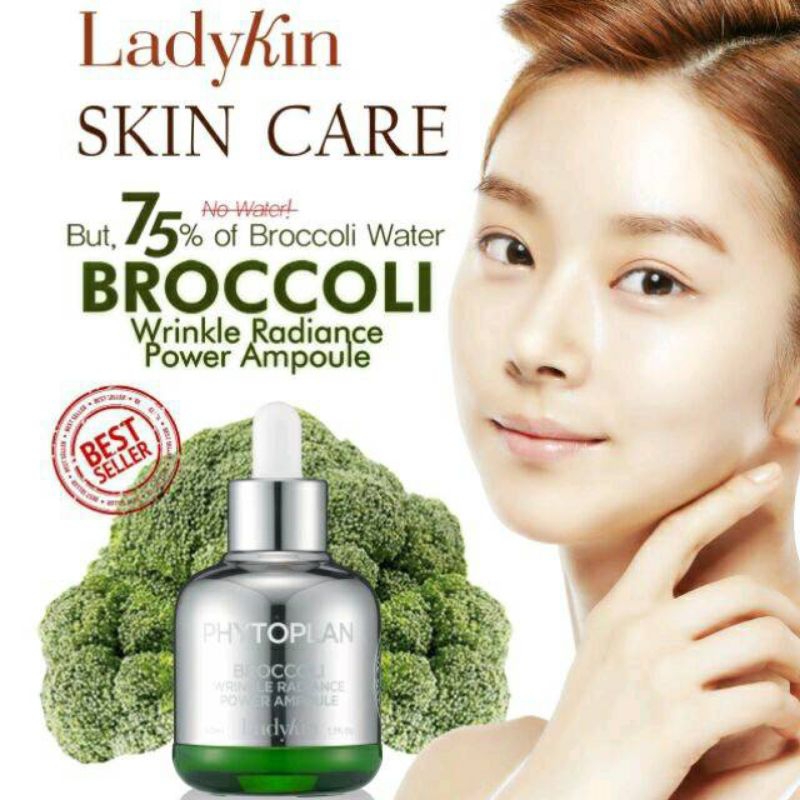 Ladykin Phytoplan Broccoli Wrinkle Radiance Power Ampoule (50ml)สินค้า ...
