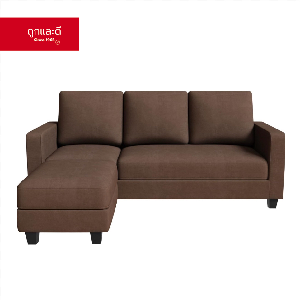 Took Lae Dee โซฟาผ้า L-Shape แข็งแรง ทนทาน หนานุ่ม นั่งสบาย | Shopee Thailand