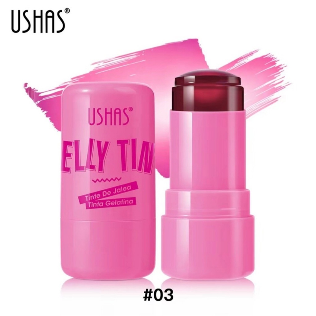 พร้อมส่ง USHAS Jelly Tint ลิปเจลลี่ ทาได้ทั้งปาก และ แก้ม | Shopee Thailand
