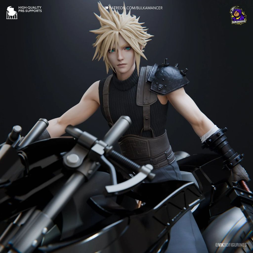 [โมเดลเรซิ่นไม่ทำสี] Cloud - Final Fantasy | Shopee Thailand