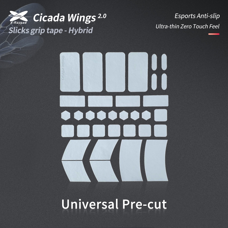 เมาส์กริปกันลื่น X-raypad Cicada Wings V2 Slicks แบบ Universal Pre-cut | Shopee Thailand