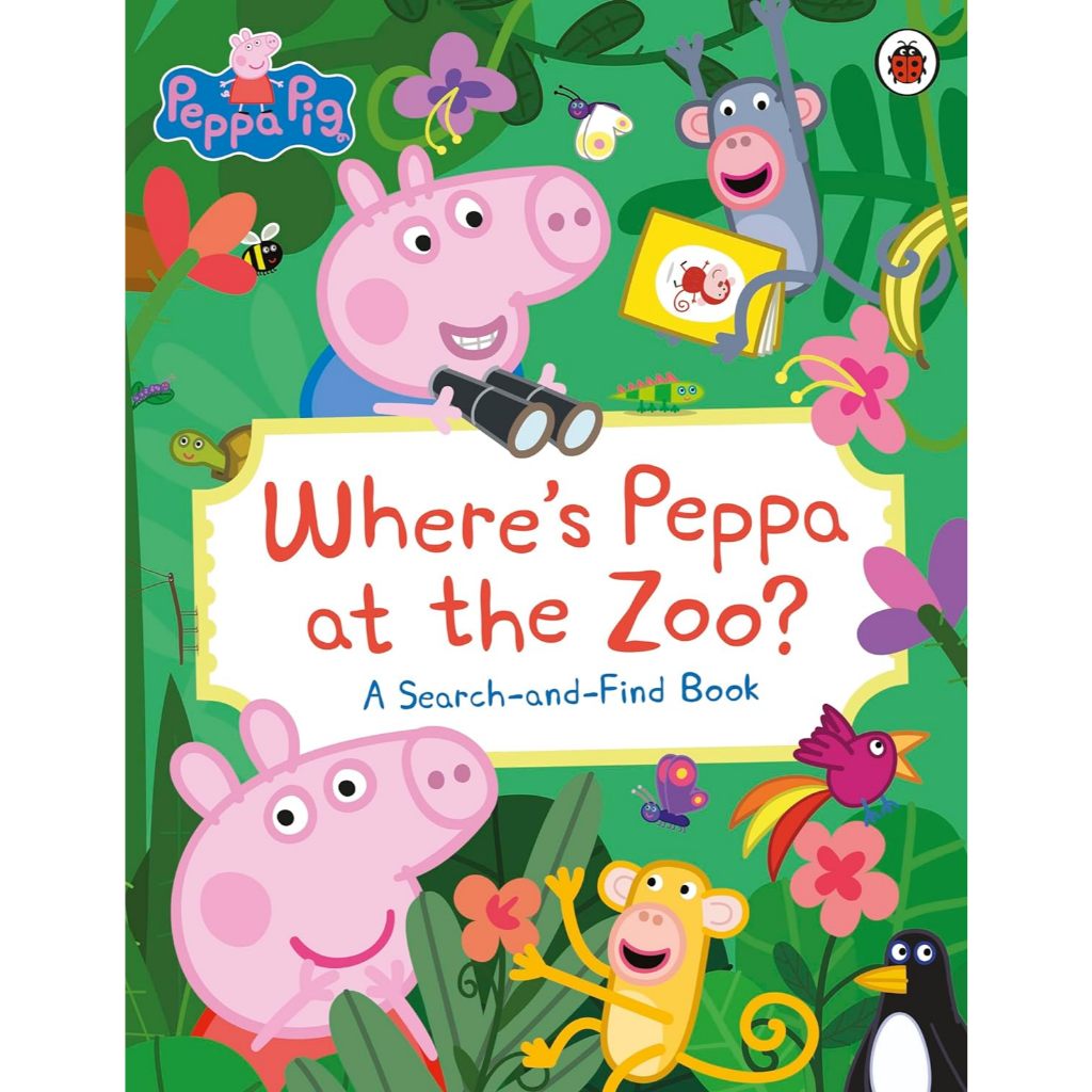 Peppa Pig: Where'S Peppa At The Zoo?: A Search-And-Find Book หนังสือ ...