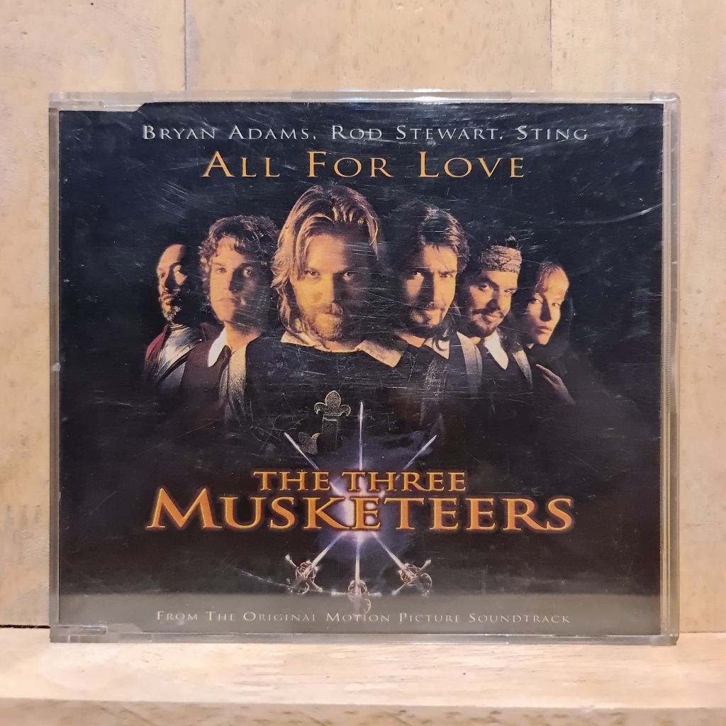 ซีดีเพลง CD Soundtrack The Three Musketeers สามทหารเสือ All For Love ...