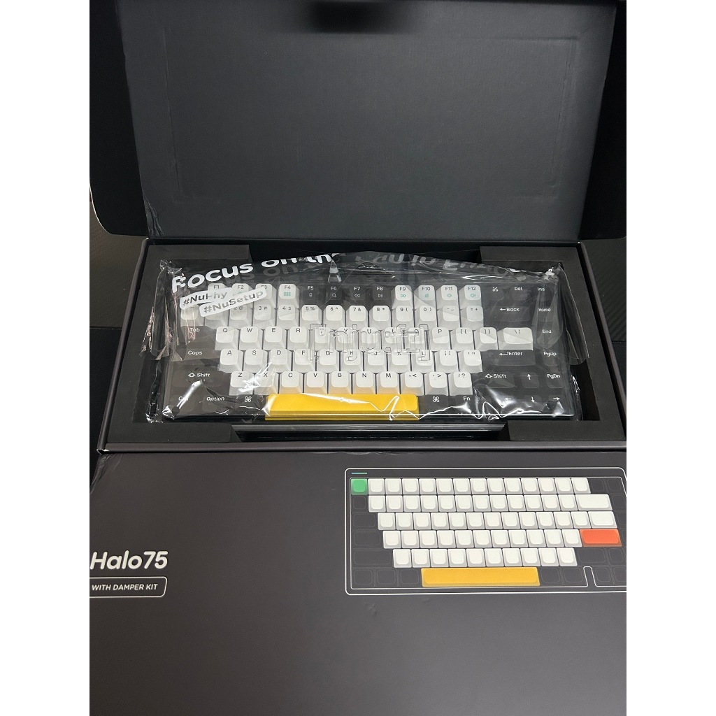 Nuphy Halo75 V1 สินค้ามือสอง Keyboard สภาพใหม่เอี่ยม ไร้ริ้วรอย ...