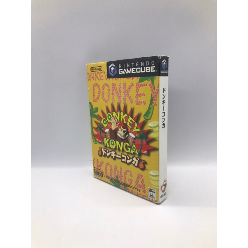 แผ่นเกมส์ GameCube Silver Console Donkey Konga Starter กล่องและคุ่มือ ... แผ่นเกมส์ GameCube Silver Console Donkey Konga Starter กล่องและคุ่มือ ...