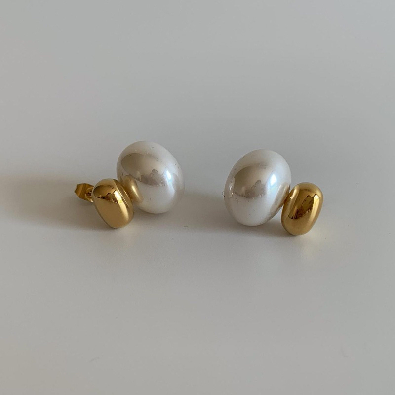 HER OBJECTIVE_HER MONA PEARL EARRINGS | Shopee Thailand
