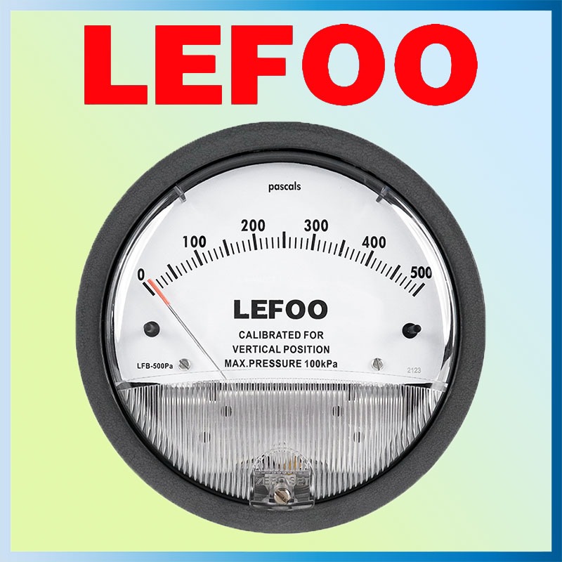 LFB เพรสเชอร์เกจวัดความต่างของแรงดัน หน้าปัดขนาด 119.7≈120 MM ...