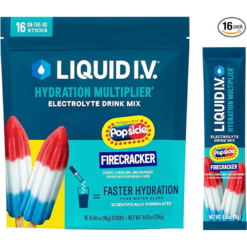 Liquid IV Hydration Energy Multiplier New flavors(16 pcs) | Shopee Thailand