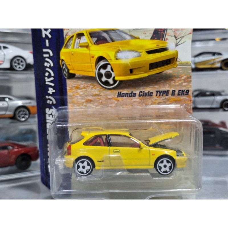 Majorette รถโมเดล Honda Cive TYPE EK9 สีเหลือง หายาก | Shopee Thailand