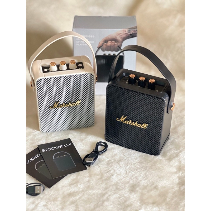 ลำโพง Marshall Stockwell II (w3) แบบ3ตัวปรับ ลำโพงบลูทูธ | Shopee Thailand