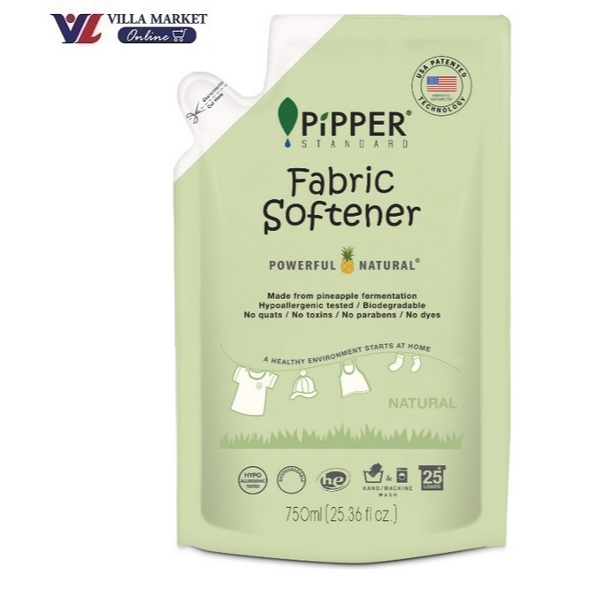Pipper Standard Fabric Softener Natural Refill 750ml น้ำยาปรับผ้านุ่ม ...