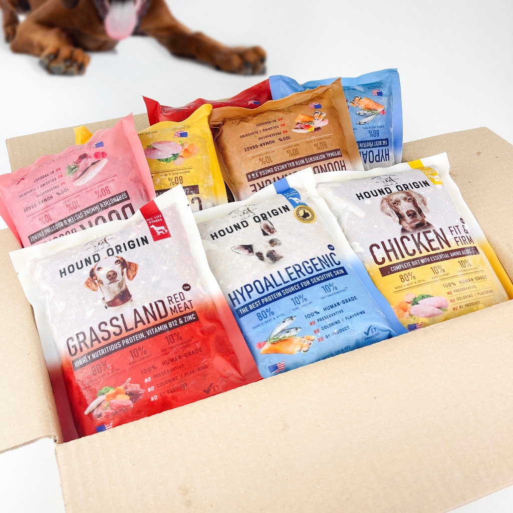 Hound Origin Dog BARF - Essential Set (เซ็ตสุดคุ้ม) X 10 Packs | Shopee ...