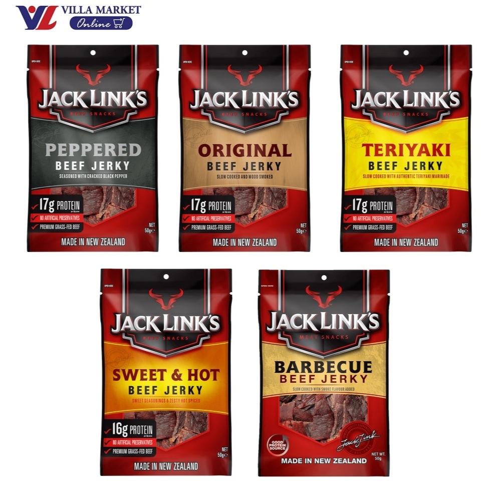 (1แถม1 ถึง 21มกราคม) เนื้ออบแห้ง Jack Link's โปรตีน รส ดั้งเดิม พริกไทย ...