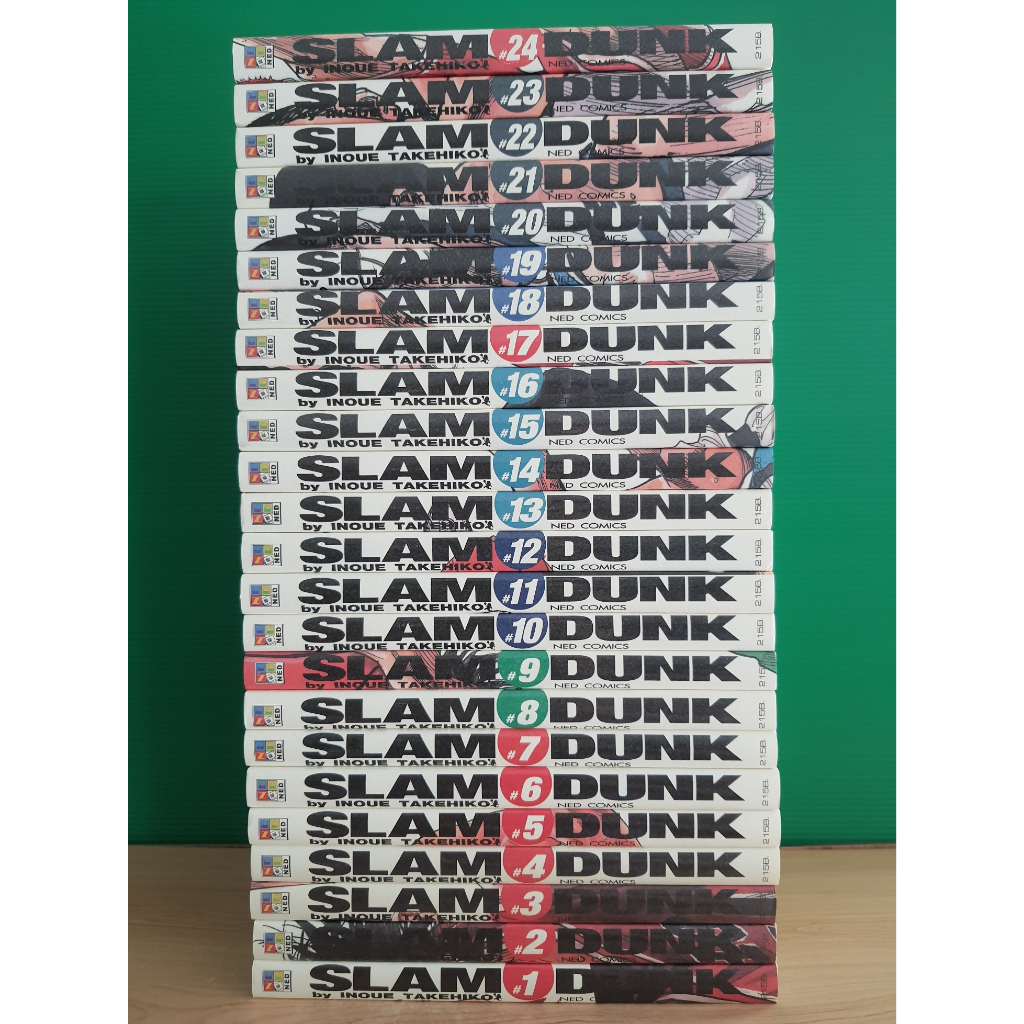 Boxset SLAM DUNK สแลมดั้งค์ SLAMDUNK BIGBOOK 24 เล่มจบ พร้อมโปสการ์ด (ขายรวม 24 เล่มพร้อมกล่อง ...