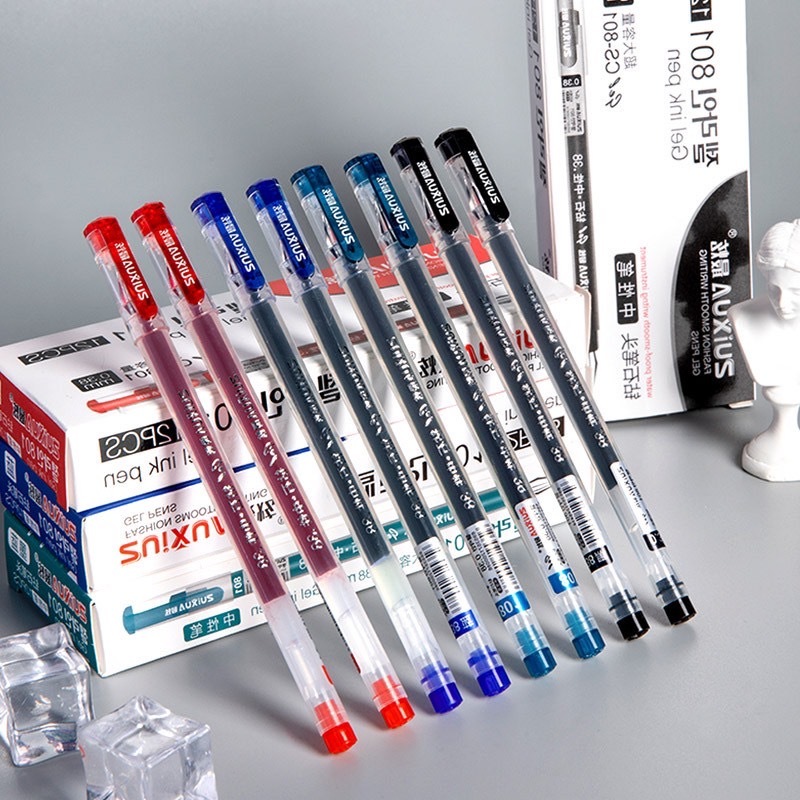 ปากกาเจล Zuixua ขนาด 0.38 m.m หัวเข็ม รุ่น CS.801 บรรจุ 12 ด้าม / กล่อง | Shopee Thailand