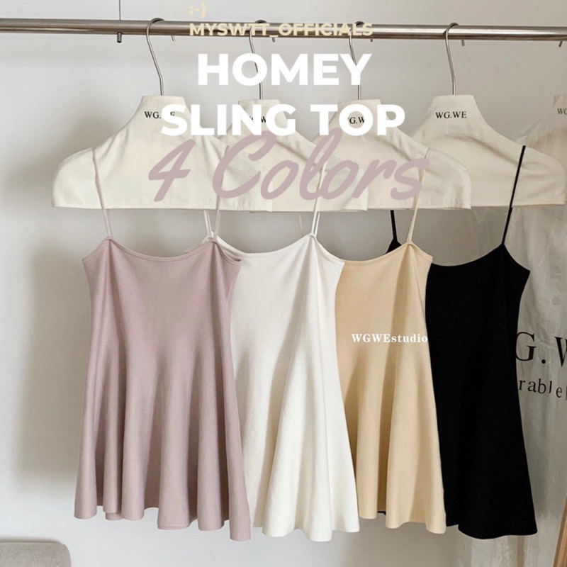 MYSWTT - HOMEY SLING TOP (WGWE) | Shopee Thailand