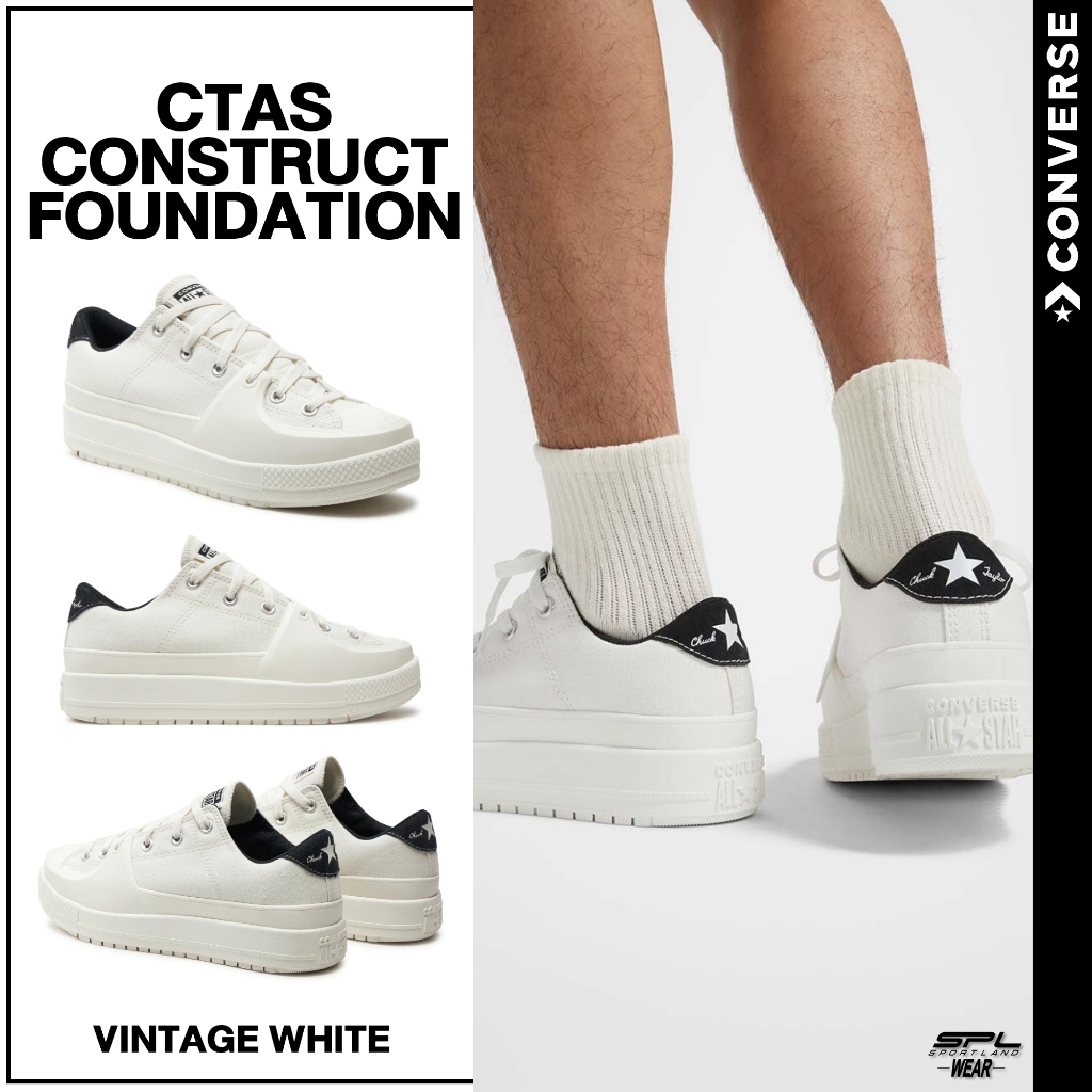 Converse คอนเวิร์ส รองเท้าผ้าใบ รองเท้าลำลอง UX Construct Foundation OX ...