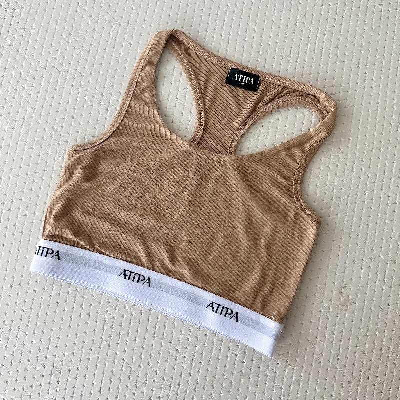 Atipashop - ATIPA SPORT CROP เสื้อกล้าม ทรงสปอร์ตบรา เว้าหลัง มีหลายสี ...