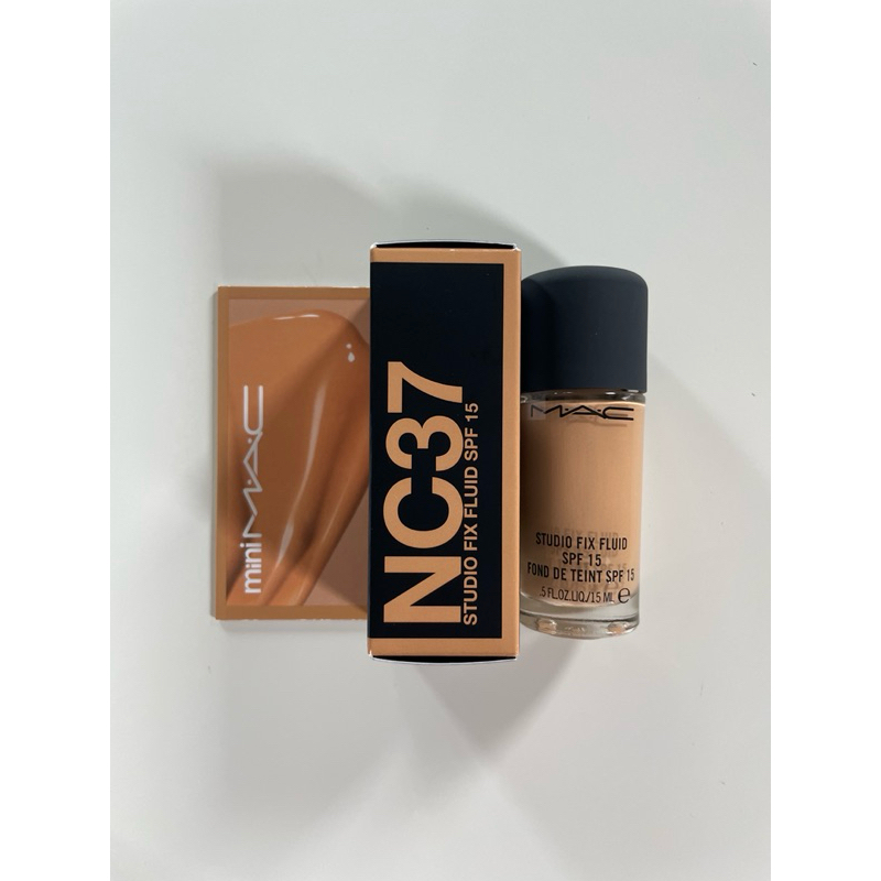 New ป้ายไทย MAC Studio Fix Foundation 15ml NC37 | Shopee Thailand