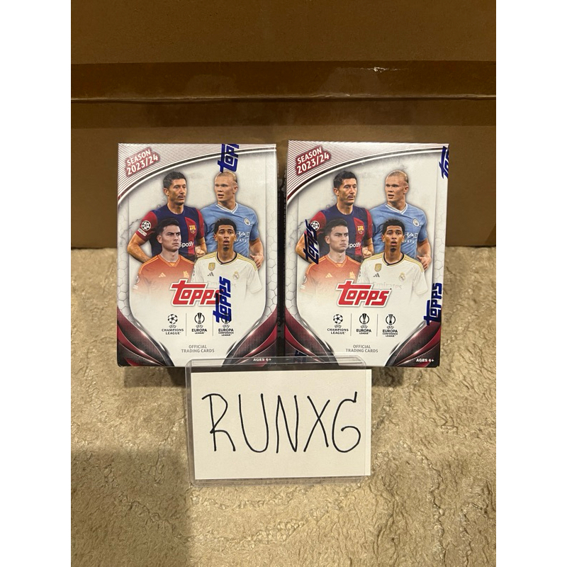 🚨พร้อมส่ง🚨2023/24 Topps UEFA Club Competitions Soccer Blaster Box | Shopee Thailand