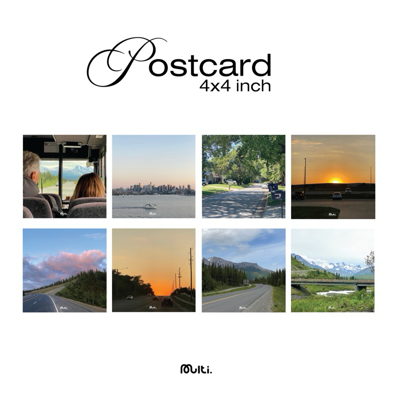 Postcards square โปสการ์ดแต่งห้องสี่เหลี่ยมจตุรัส | Shopee Thailand