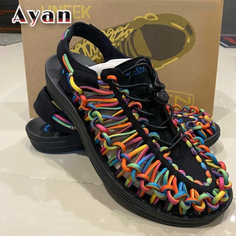 AYAN 2024 35-44ส่งสินค้าไทย - แบรนด์ Keen ผู้หญิง รองเท้าแตะสตรี รองเท้าแตะชายหาดชาย ขนาดระบาย ...