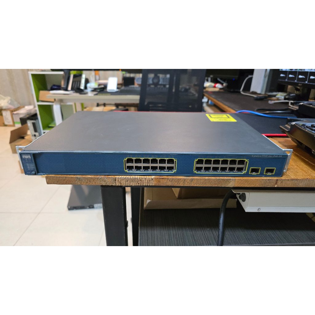 Cisco Catalyst 3560 WS-C3560-24PS-S 24 Ports 10/100 PoE with 2 SFP ...