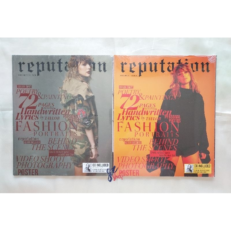 (พร้อมส่ง) Taylor Swift - reputation (CD + Magazine Volume 1 หรือ ...