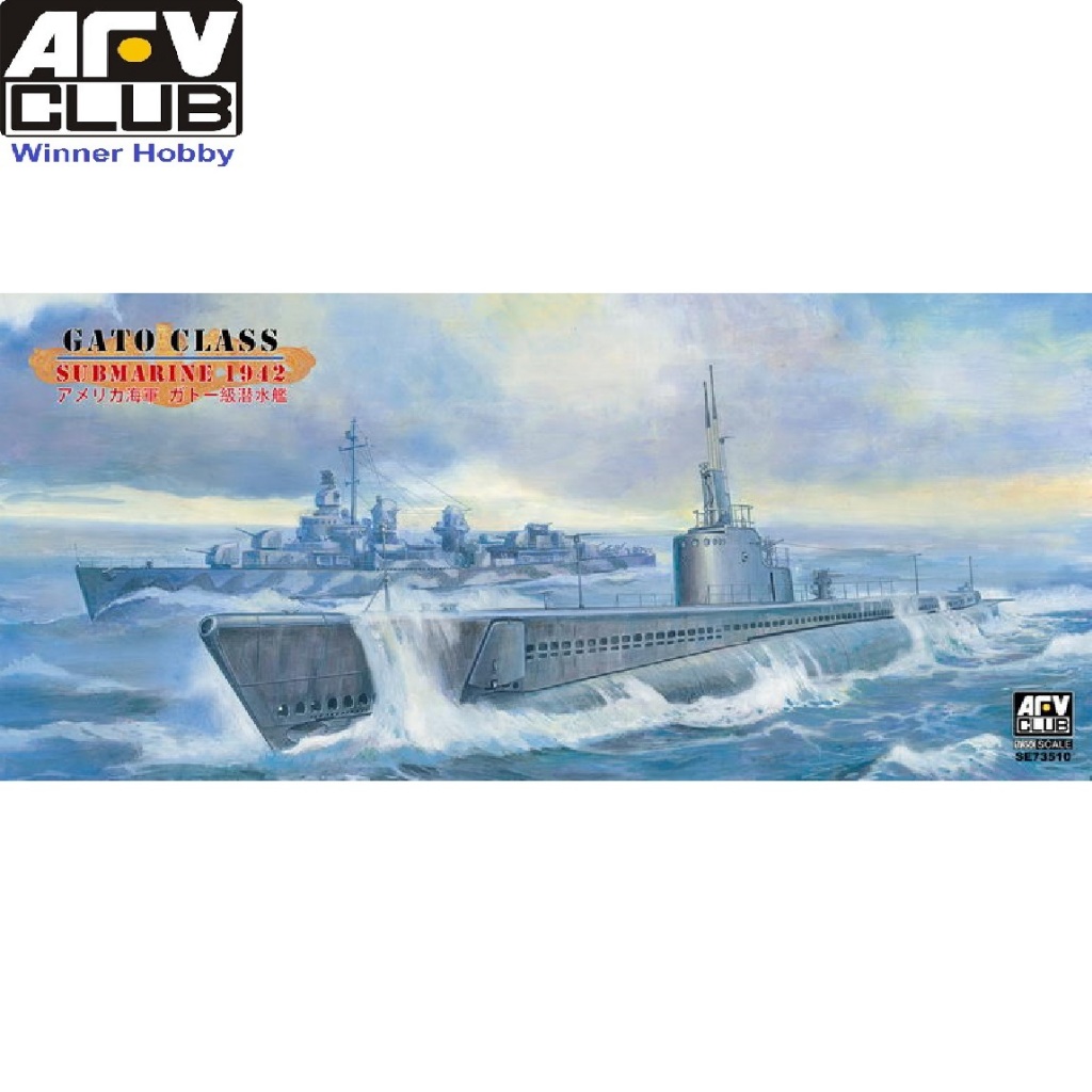 โมเดลเรือรบ AFV Club SE73510 Gato Class Submarine 1942 1/350 | Shopee ...