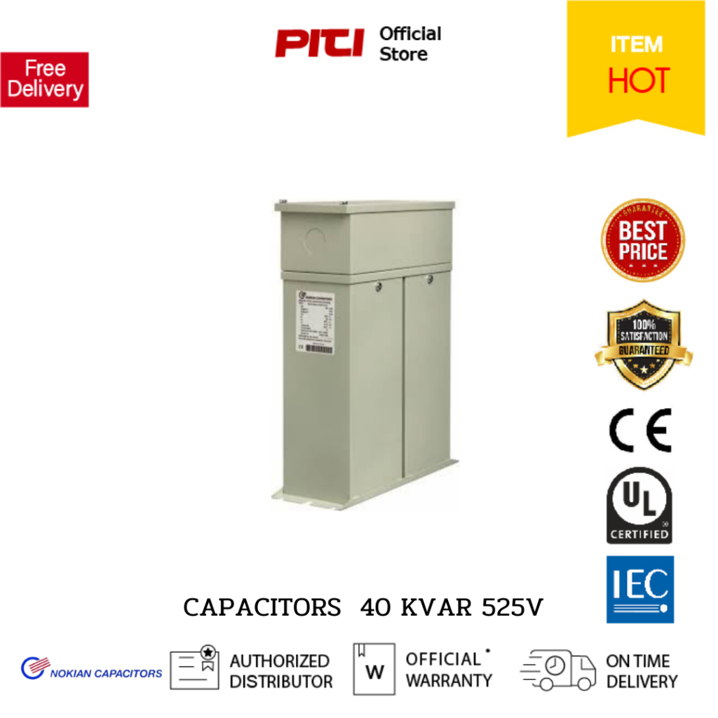 NOKIAN CAPACITOR FL2D 40KVAR 525V | Shopee Thailand
